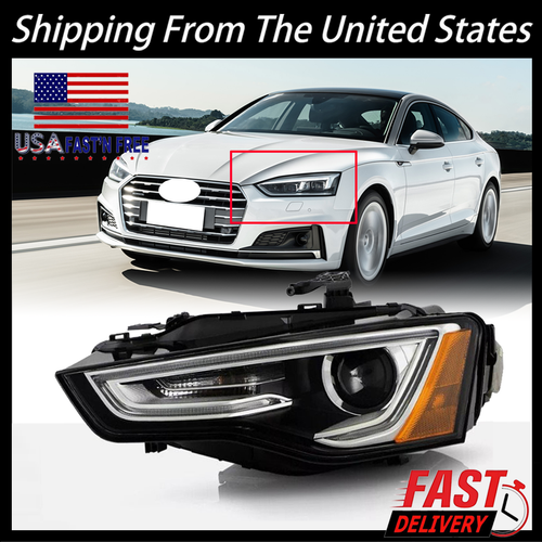 Left Driver Headlights Lamps HID/Xenon w/o AFS LED DRL For 2013- 2017 ...