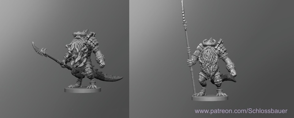 Dungeons and Dragons - HD Resin Print - Medium Fiend - Bearded Devil ...