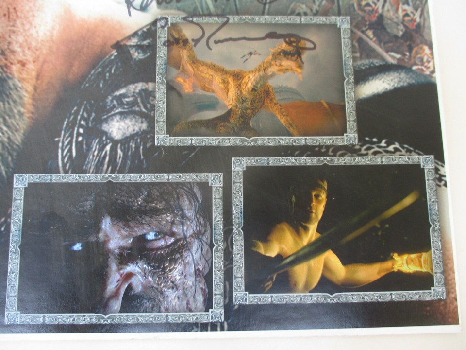 Beowulf Multiple Signed Director Cut Poster Card Animated Film Visual ...