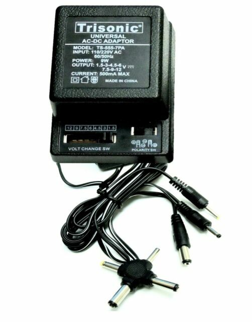 Trisonic 7 Way Universal AC/DC Power Adaptor for sale online | eBay