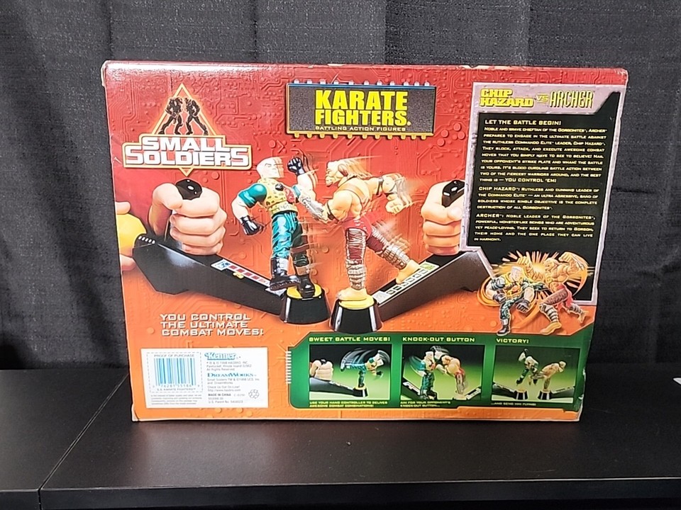 Rare Small Soldiers Karate Fighters Chip Hazard Vs Archer Action ...