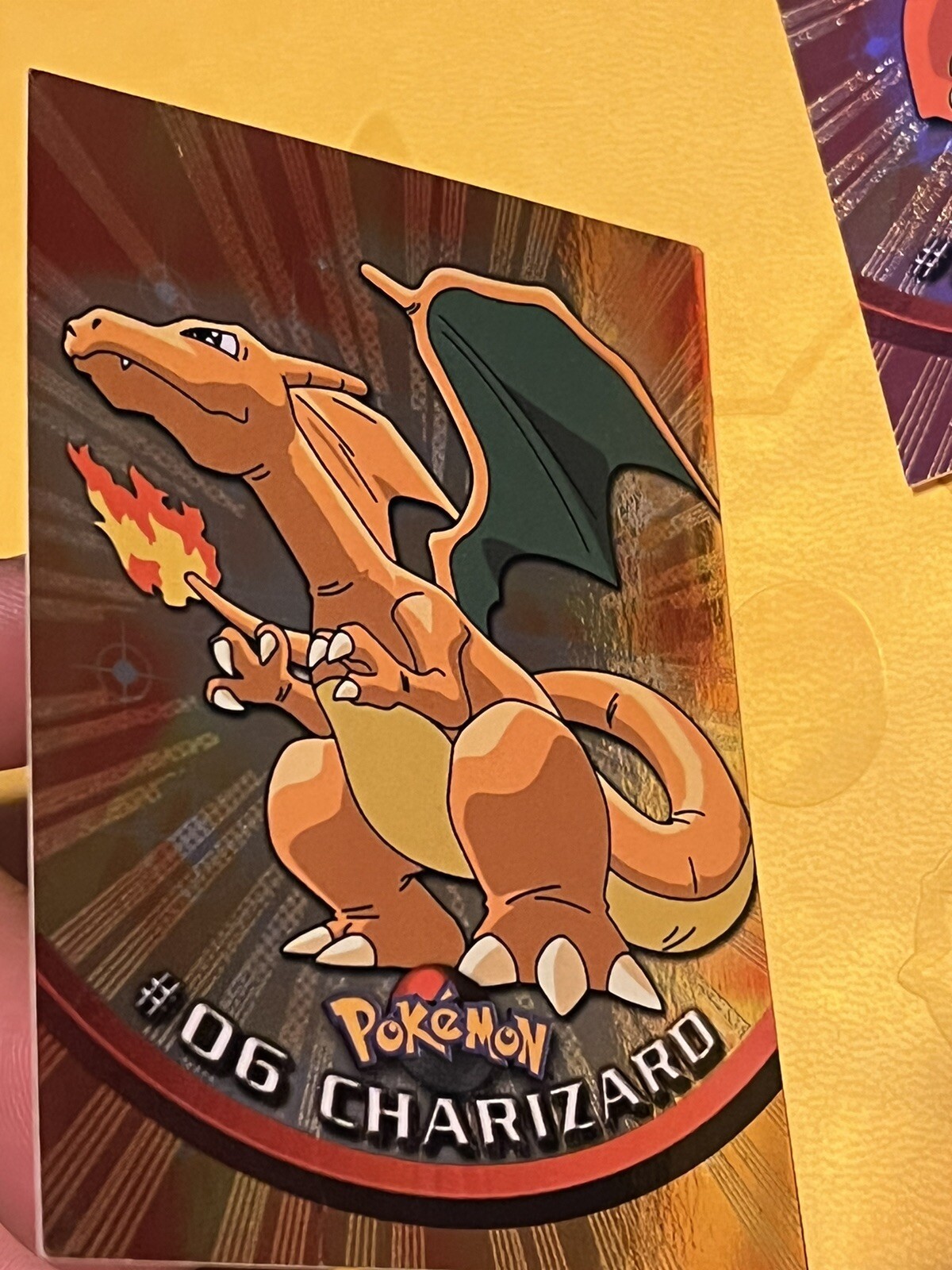 2000 Topps Chrome Pokemon #06 Charizard Series 1 #05 Charmeleon ...