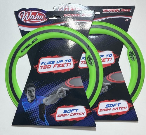 2 - Wahu Wingblade 10” Flying Ring Soft Grip Outdoor Toy Frisbee Green ...