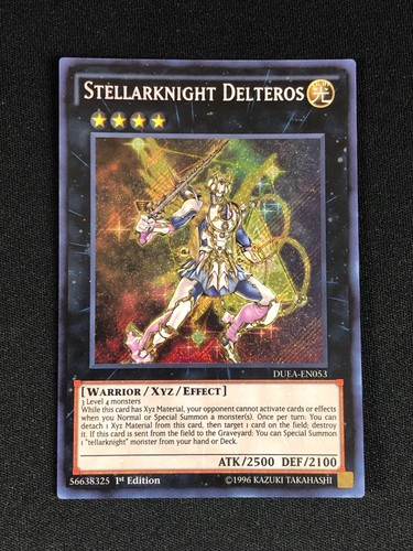 YUGIOH STELLARKNIGHT DELTEROS DUEA-EN053 1ST SECRET | eBay