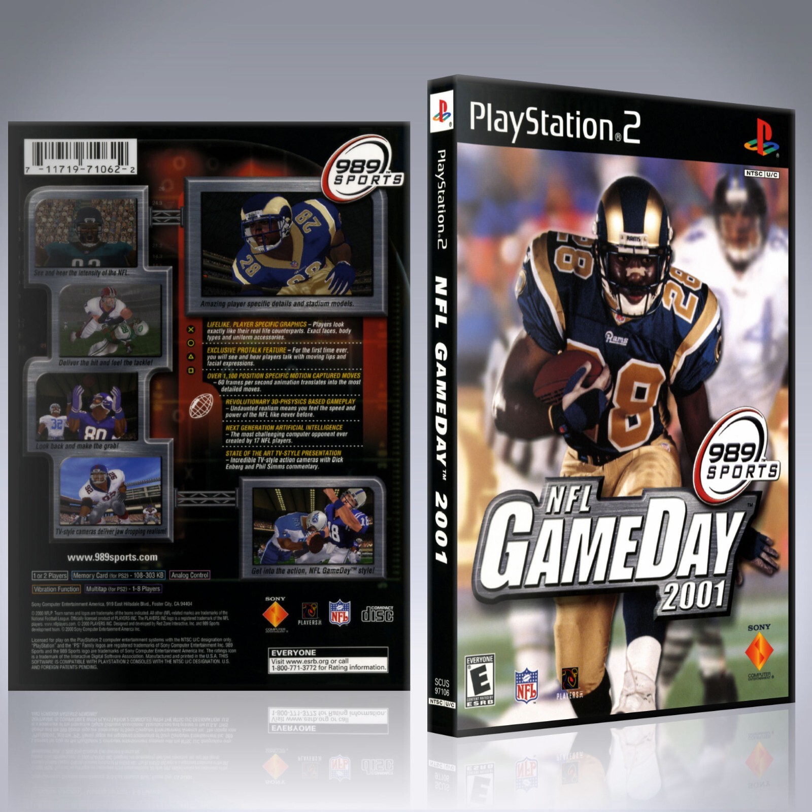 PS2 - NO GAME - NFL GameDay 2001 | eBay