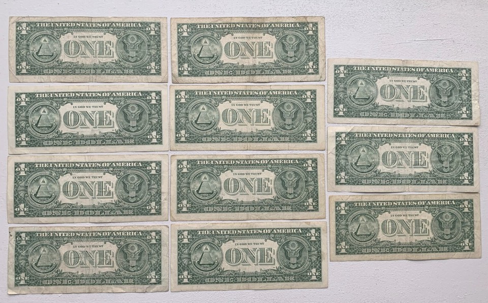 Lot of 11 True Duplicate 2013 B $1 Dollar Replacement Star Notes | eBay