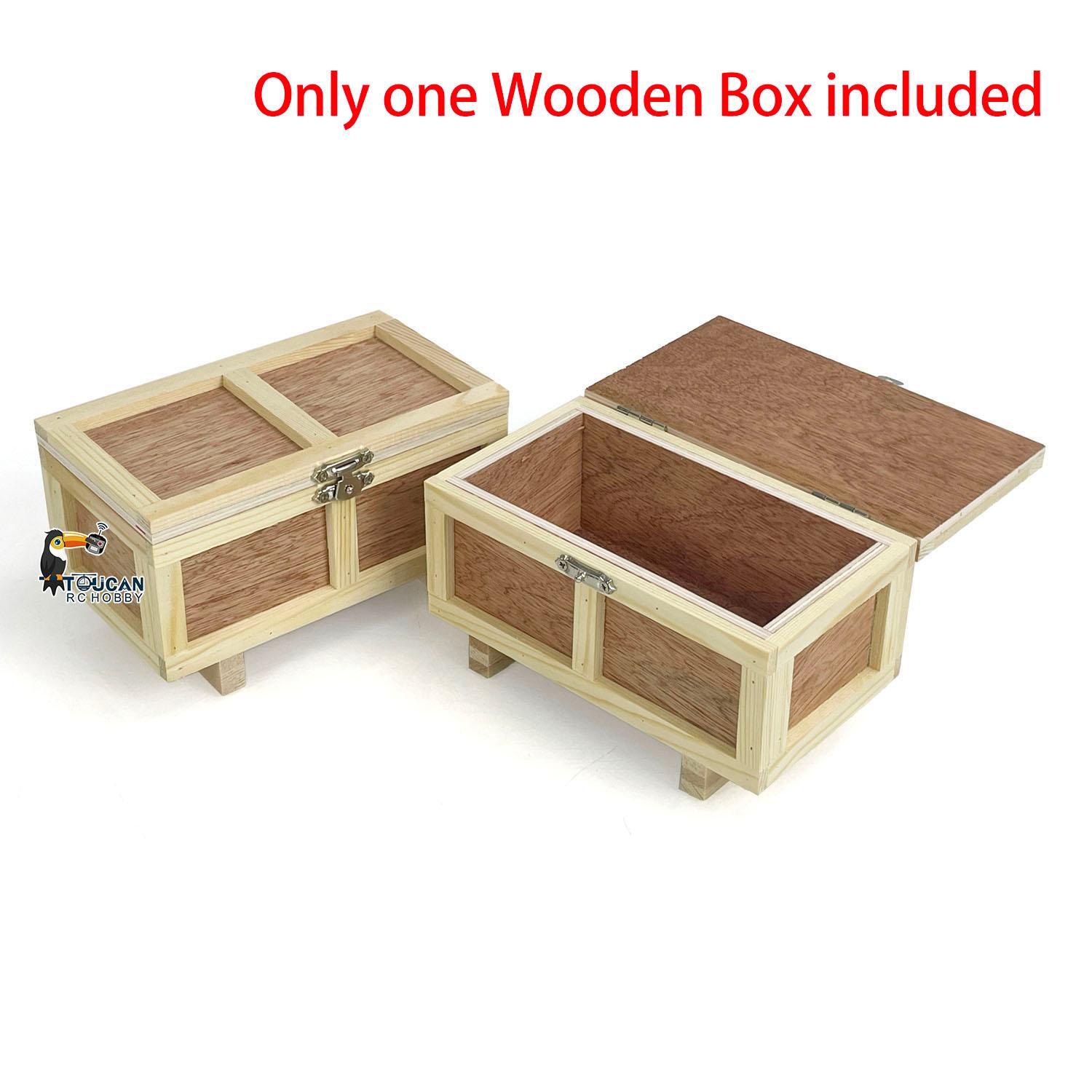 Decorative Wooden Box for 1/14 1/12 RC Truck Forklift Construction ...