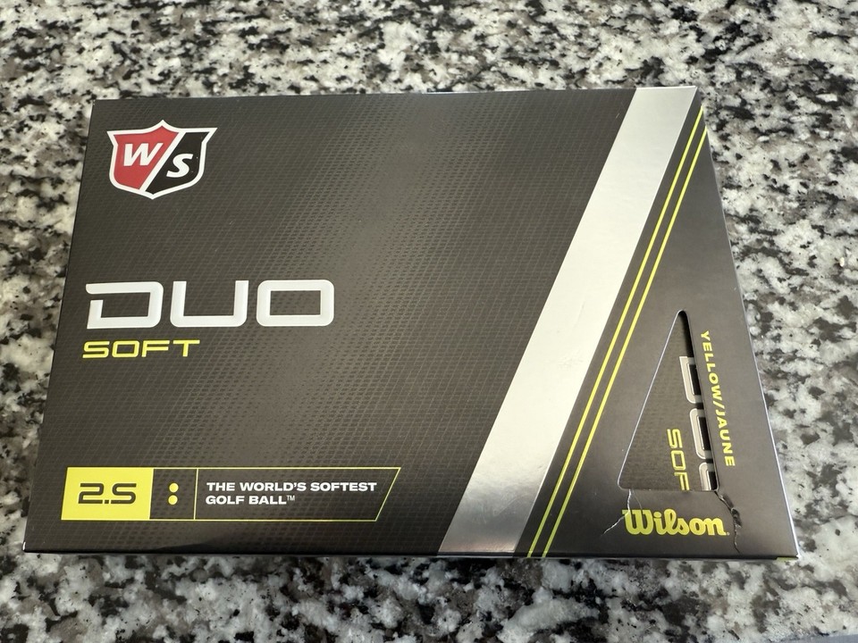 NEW | Wilson Duo Soft Golf Balls | 1 Dozen | 12 Balls | Yellow | eBay