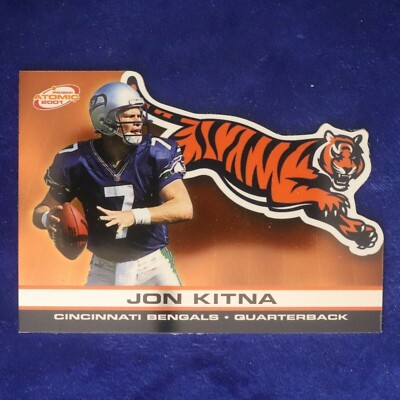 2001 Pacific Trading Card Prism Atomic Die-Cut #30: Jon Kitna (DC-742 ...