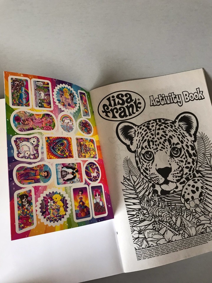 Lisa Frank Activity Book, children's activity book, NEW Lisa Frank ...