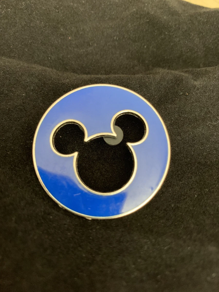 Mickey Mouse Head Outline Blue