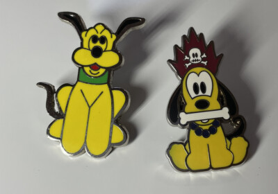 2) Disney Pluto Pins | eBay