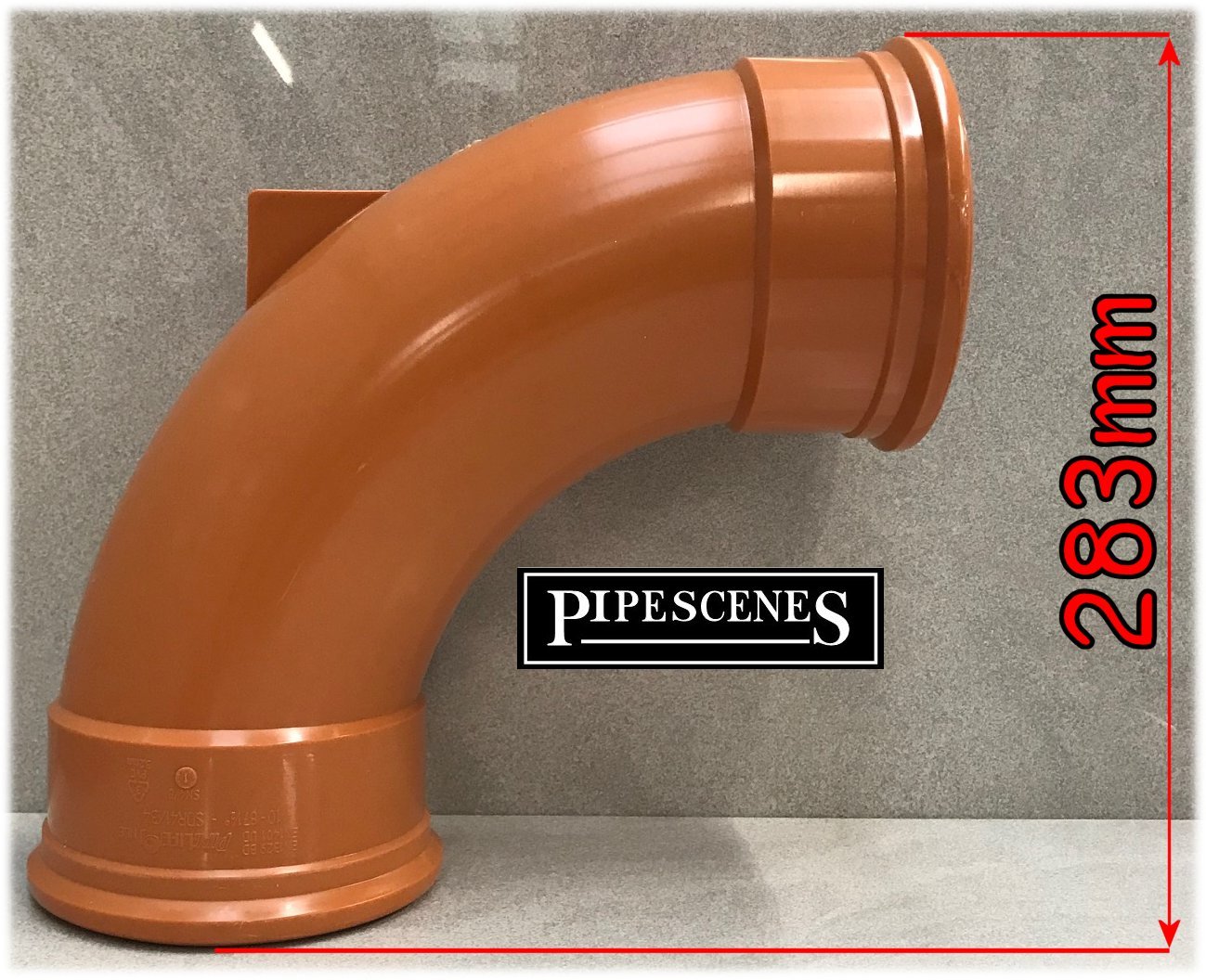 110mm Underground Soil Drainage Pipe Rest Bend 87.5° Long Radius Elbow ...