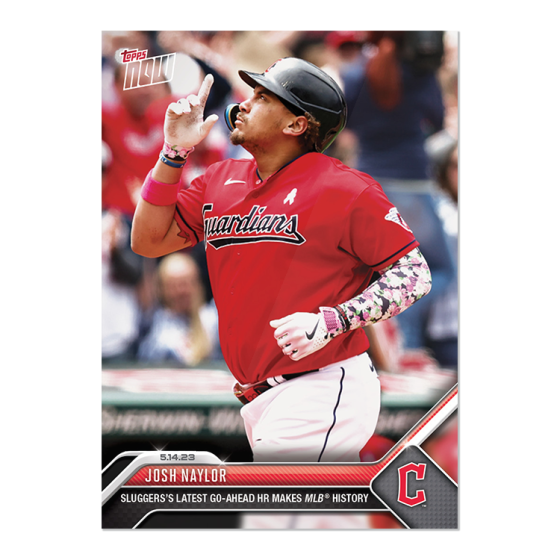 Josh Naylor Go Ahead HR Makes MLB History 2023 MLB TOPPS NOW Card 288 ...