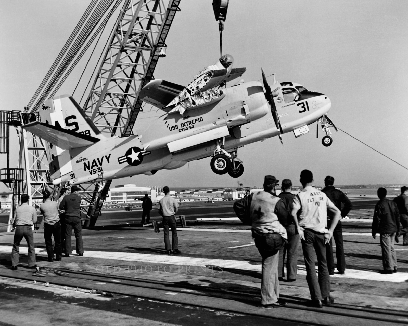 S2E Tracker Aircraft 1969 Photo Anti-Submarine Warfare USS Intrepid CVS ...