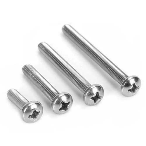 60pcs 304 Stainless Steel Pan Head Bolts M3 Knobs Screws Drawer Handle ...