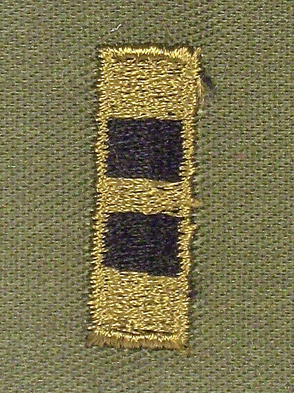 US Army Chief Warrant Office Two CWO-2 OD Fatigue Cloth Collar Rank ...