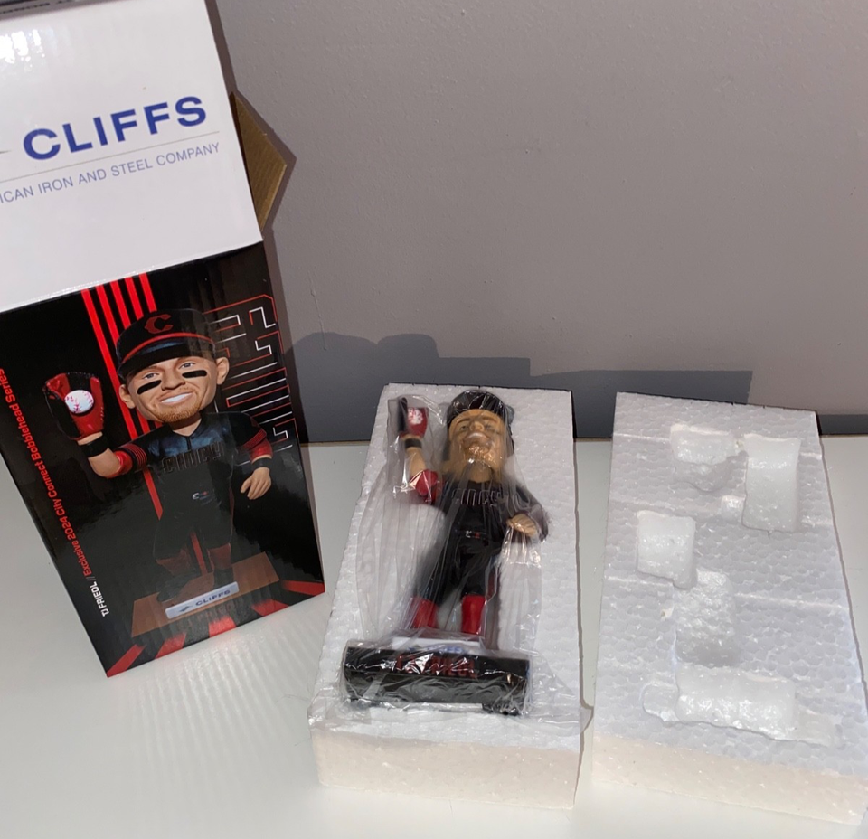 2024 TJ FRIEDL Bobblehead Cincinnati Reds City Connect | eBay