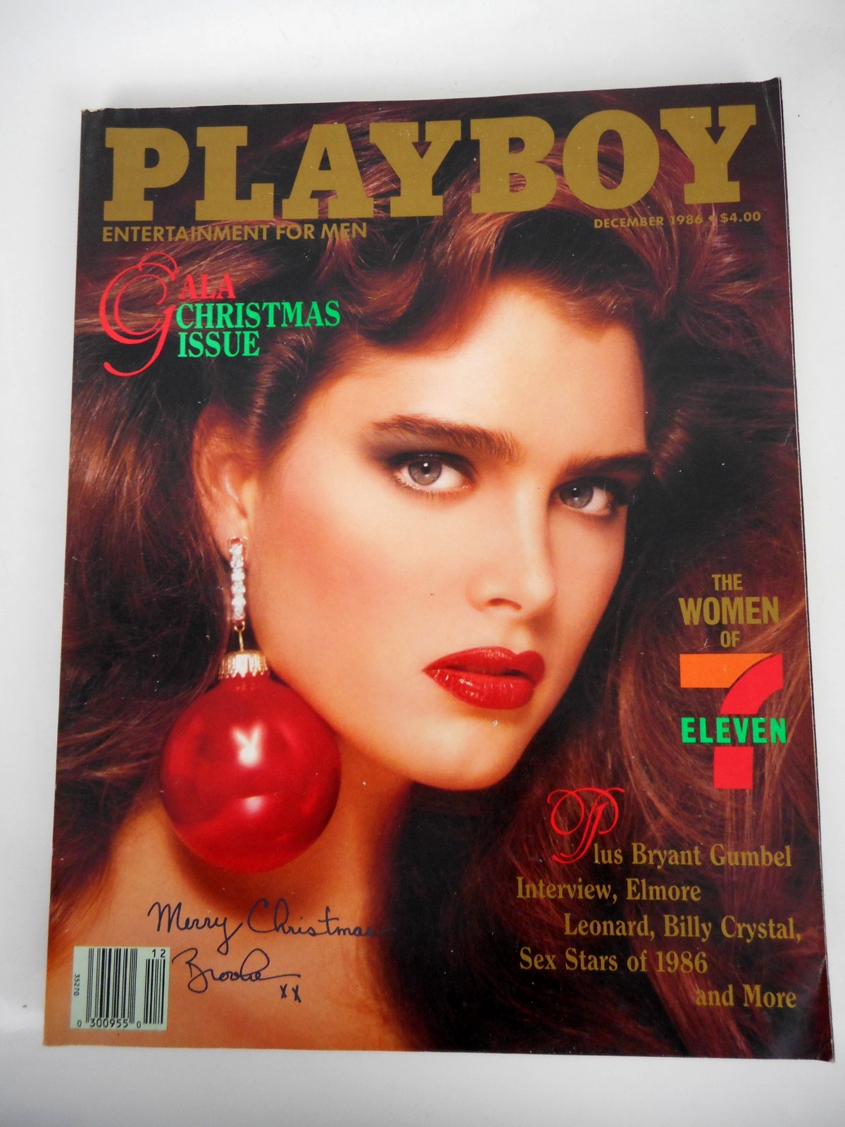 Playboy Magazine December 1986 Brooke Shields Cover & Nude, The Women ...