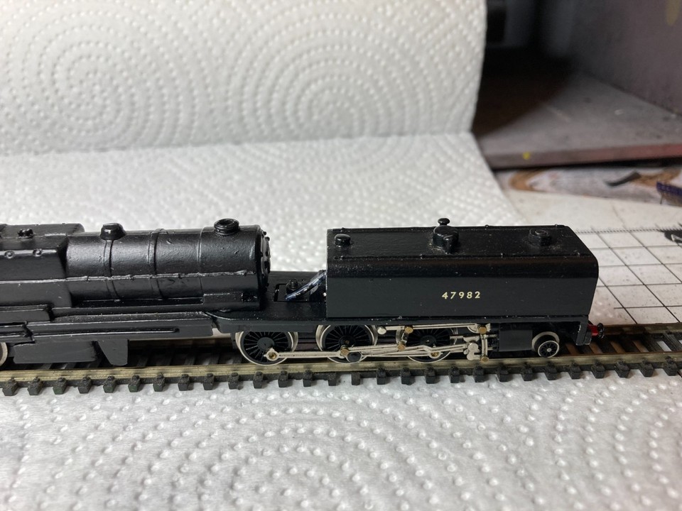 N Gauge kit-built 2-6-0 + 0-6-2 Beyer Garrett loco, refurbished in BR ...
