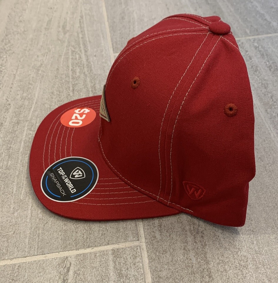 University of Washington State Cougars Top of The World Adjustable Red ...