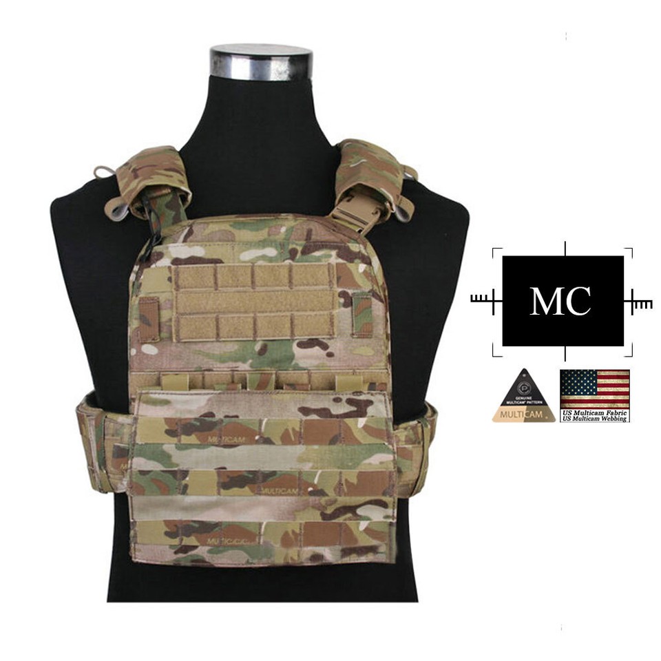 Emerson Tactical AVS Adaptive Vest Heavy Military Molle Airsoft Plate ...