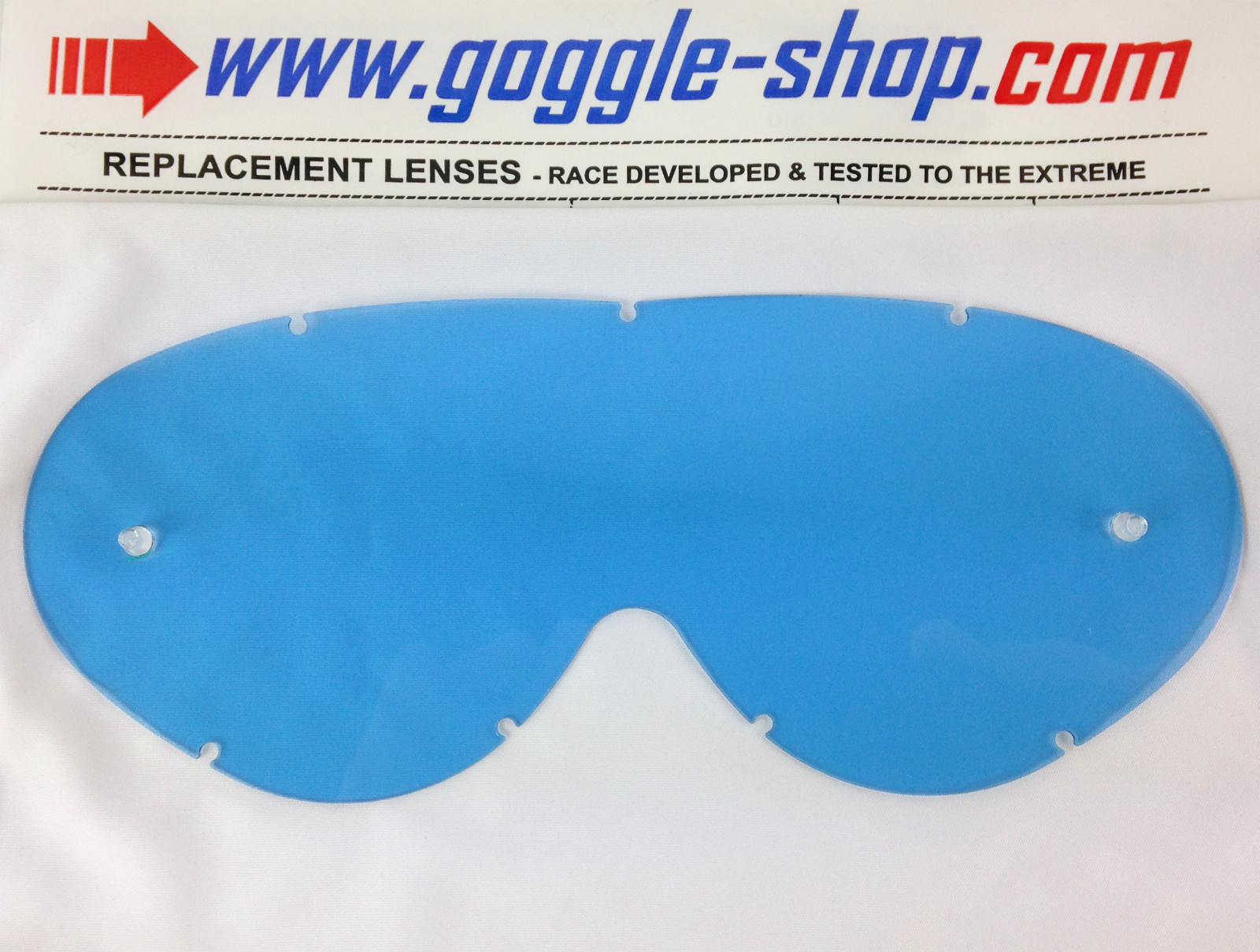 GOGGLE-SHOP LENS for RIP N ROLL RNR HYBRID MOTOCROSS GOGGLES BLUE TINT ...