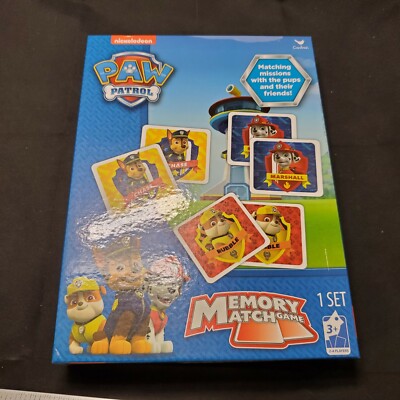Nickelodeon Paw Patrol Memory Match Game 100% Complete | eBay