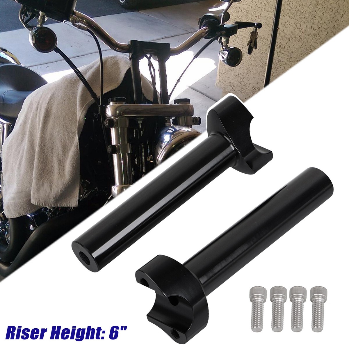 Handlebar Lift Kit Motorcycle Handlebar Riser Kit - 17MM Lift For ...