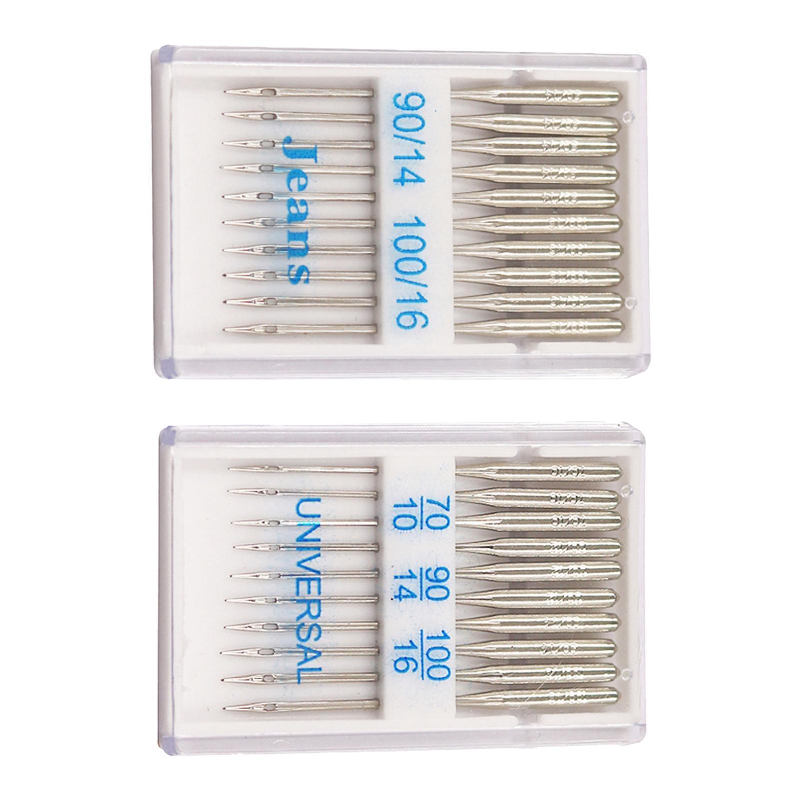 20 Pieces Universal Stainless Steel Sewing Machine Pins with Storage ...