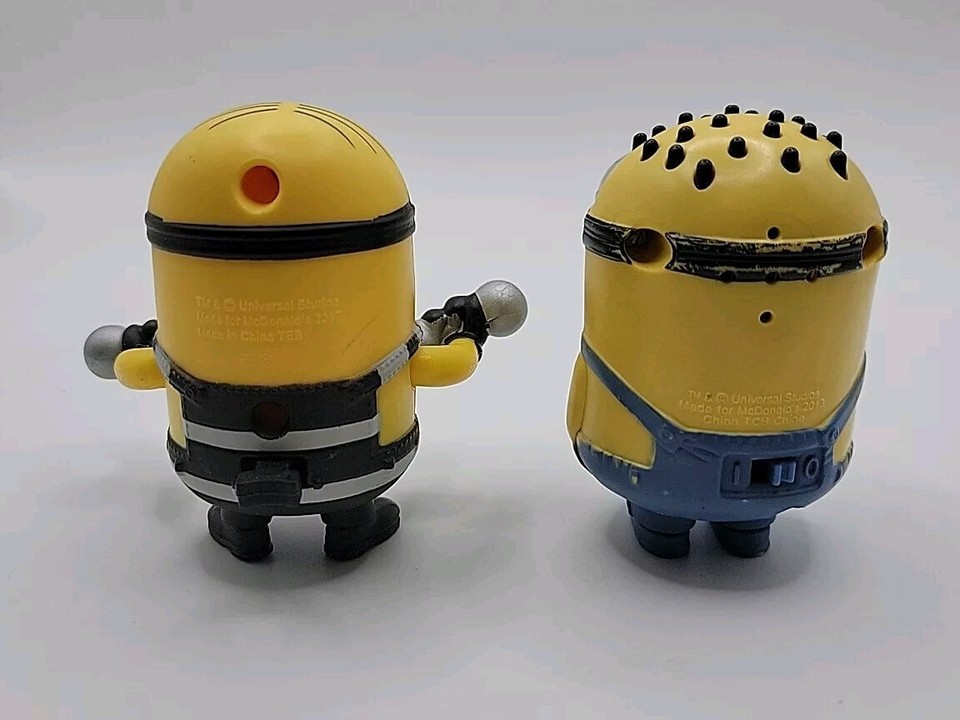 Universal Studios Despicable Me Minion McDonalds Happy Meal Toy Figures ...