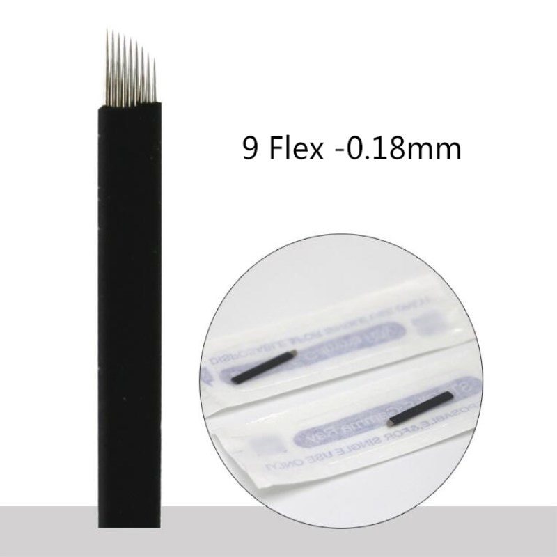 Permanent Makeup Eyebrow Tattoo Microblading Needles 9/12/14/16/18/21 ...