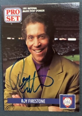 1991 PRO SET ROY FIRESTONE AUTO AUTOGRAPH No Authentication Included | eBay