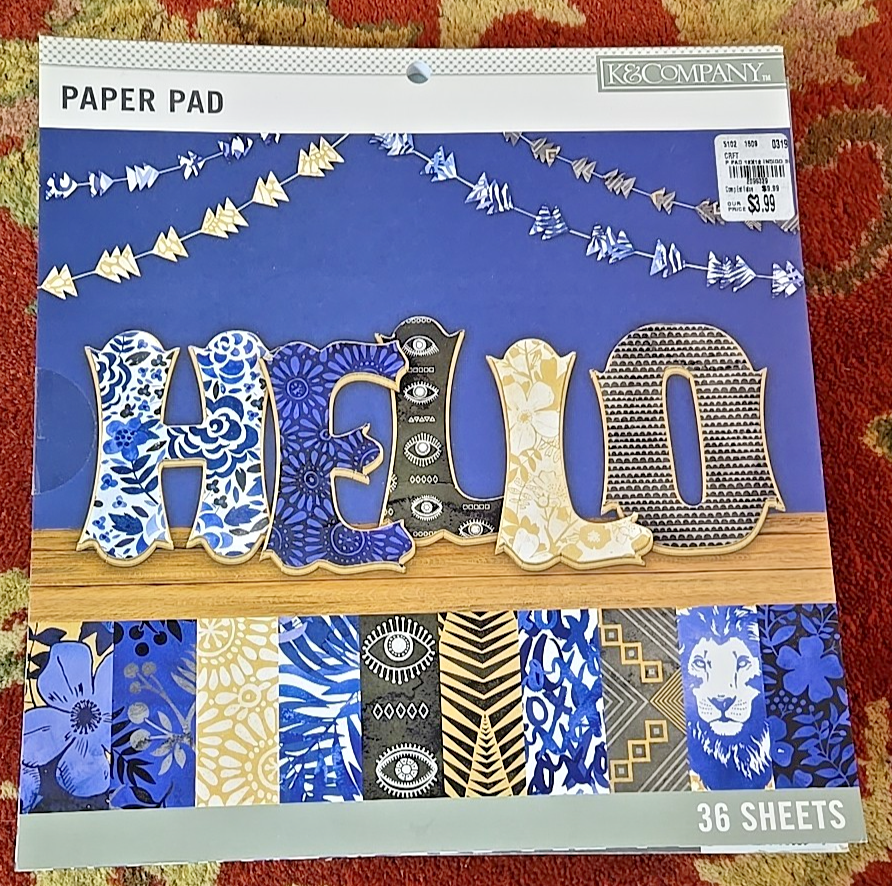 K & Company Craft Smart Paperhouse 12 x 12 Design Paper Pad Lot of 5 ...