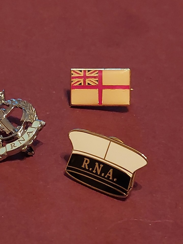 B/RNA Royal Navy Association Vintage Stick Pin Badge Set | eBay UK