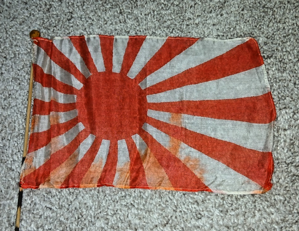 Original WWII Rising Sun Parade Flag Collectible Memorabilia | eBay