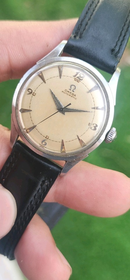Vintage Omega Automatic Bumper Ref 2635 Cal 351 Men's 1952 Stainles ...