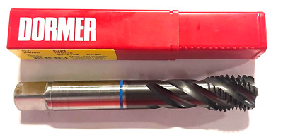 Dormer 1"-8 HSS-E PM Spiral Flute Blue Shark Tap Semi Bottoming Super B ...