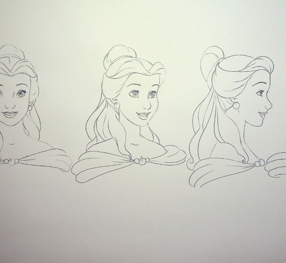 Disney Princess Face Drawing
