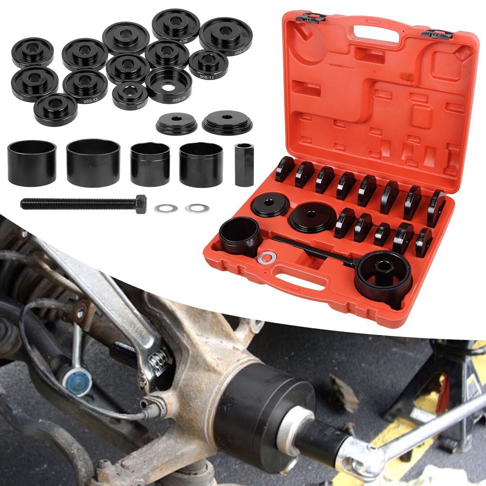 23x Front Wheel Driver Push Disc Tool Set Bush Bearing Press Remover ...