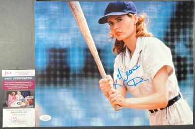 Geena Davis Signed A League Of Their Own 11x14 Photo Autograph Dottie ...