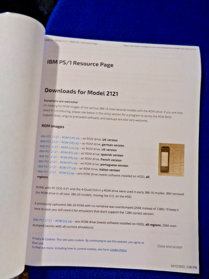 Vintage IBM PS/1 Computer, Monitor, Keyboard Model 2121-B82 | eBay