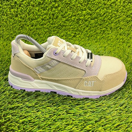 CAT Venward Composite Toe Womens Size 5 Beige Work Safety Shoes ...