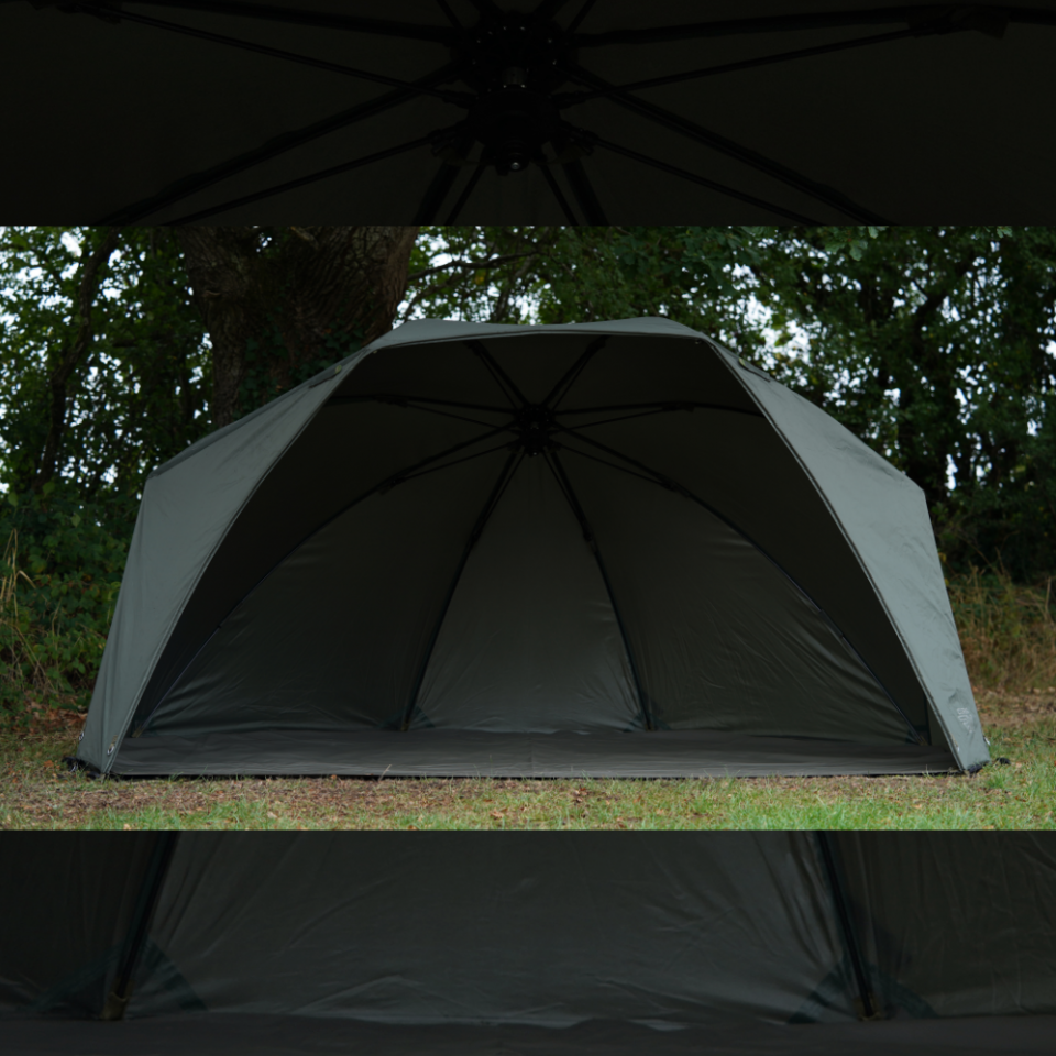 Corus Fishing 60" Brolly Rx 60" Oval Brolly Bivvy With Bivvy Pegs Heavy ...