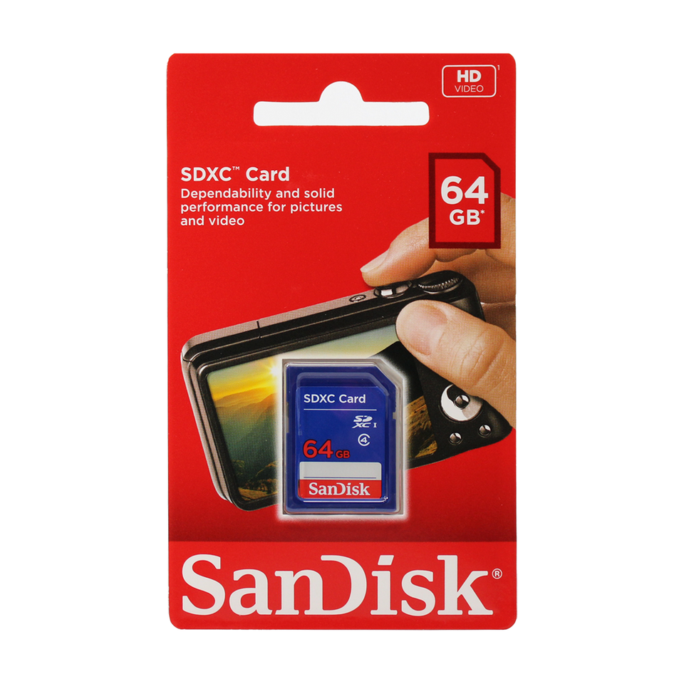 SanDisk SD Flash Memory Card Camera SDHC SDXC 16GB 32GB 64GB Class4 ...