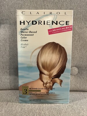 1998 Clairol Hydrience 06 SAND (Light Ash Blonde) Permanent Color Crème ...