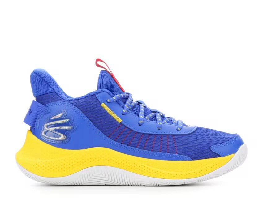 Under Armour Curry 3Z7 Blue Yellow White Basketball Shoes Men's 8-15 ...