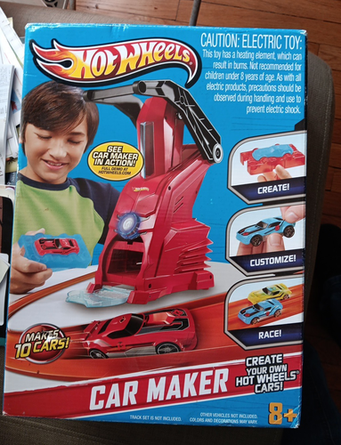 Mattel Hot Wheels Workshop Car Maker Make Your Own TESTED WORKS with ...