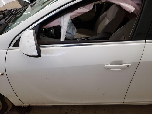 2011 BUICK REGAL POWER FRONT DRIVER DOOR OLYMPIC WHITE PAINT CODE 8624 ...