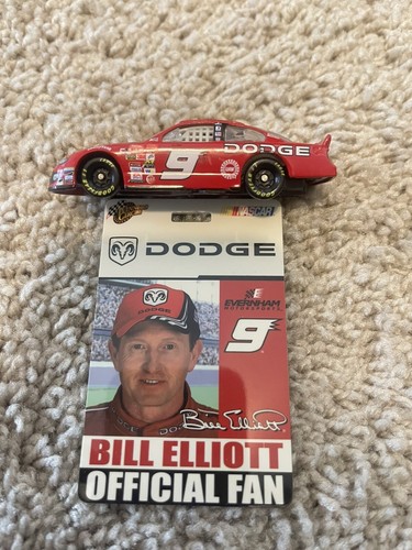 NASCAR Winners Circle Dodge 1:64 Bill Elliott With Official Fan Card ...